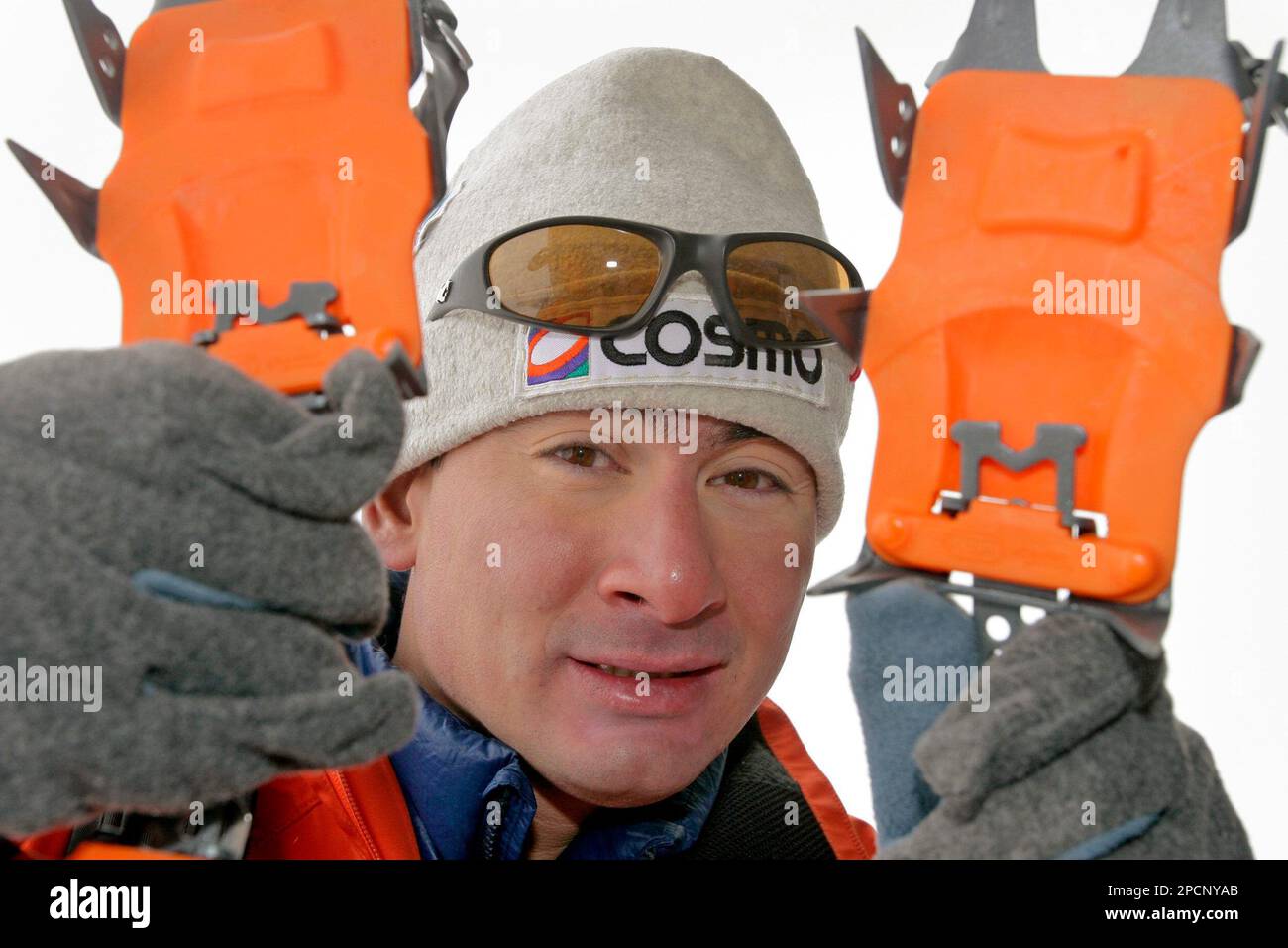 Famous alpinist Ken Noguchi from Japan, member of the expedition with ...