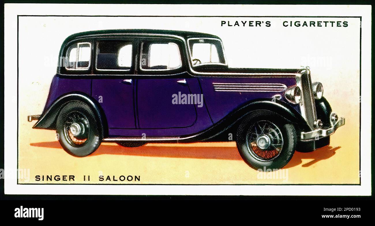 Singer car advertising Banque de photographies et d’images à haute ...