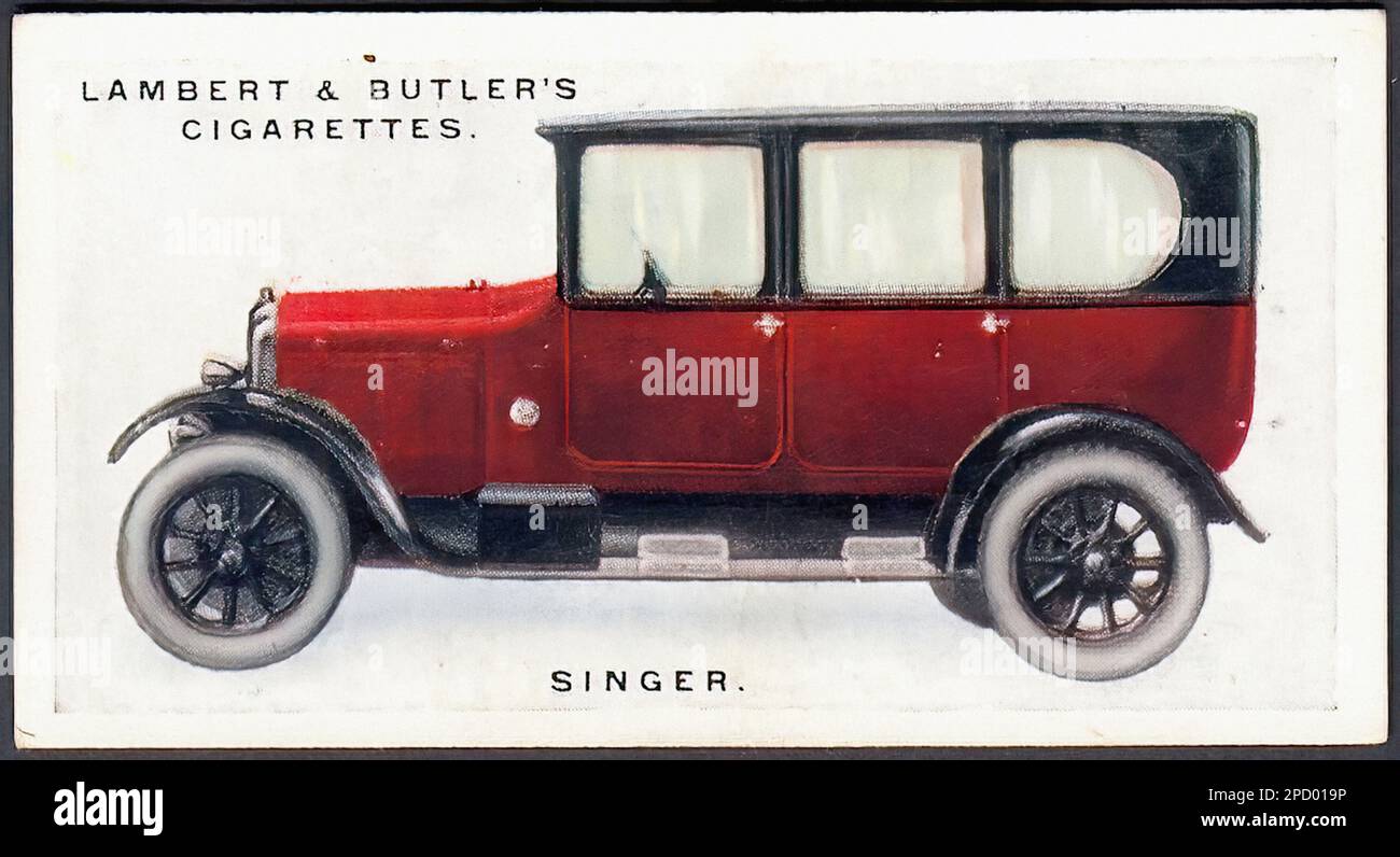 Singer car advertising Banque de photographies et d’images à haute ...