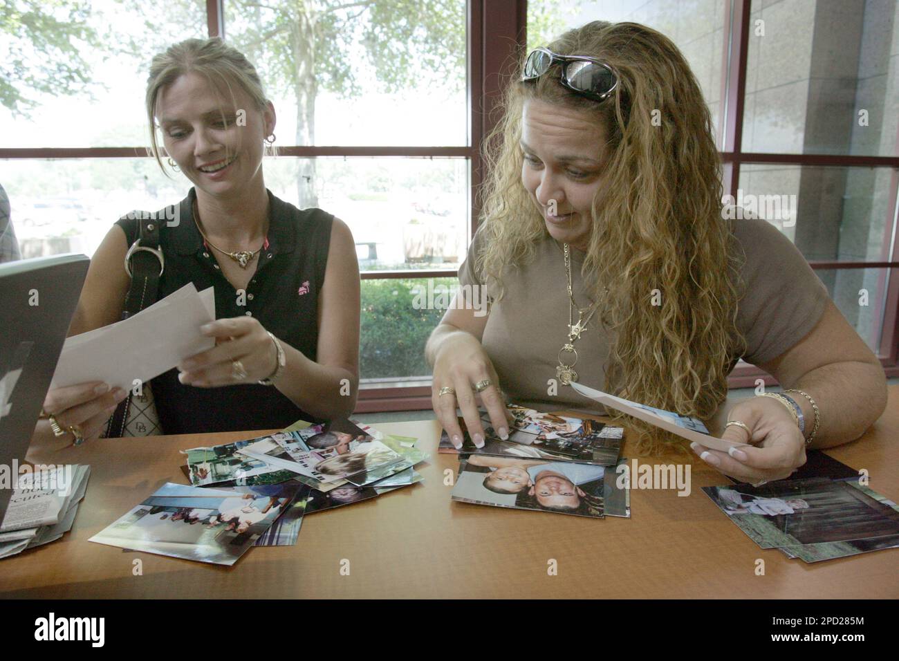Ashley Koester, right, the wife of slain Lake County Deputy Wayne ...