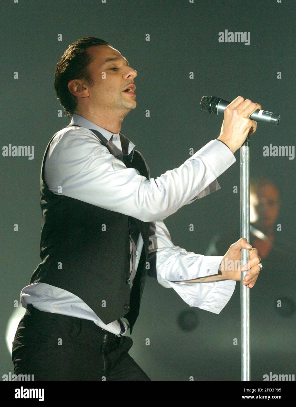 **FILE** Depeche Mode lead singer Dave Gahan performs during a Jan. 13 ...