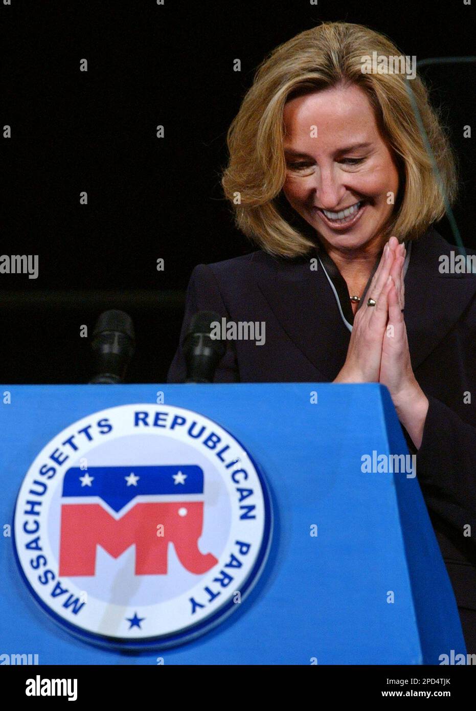 ** FILE ** Massachusetts gubernatorial candidate Lt. Gov. Kerry Healey ...