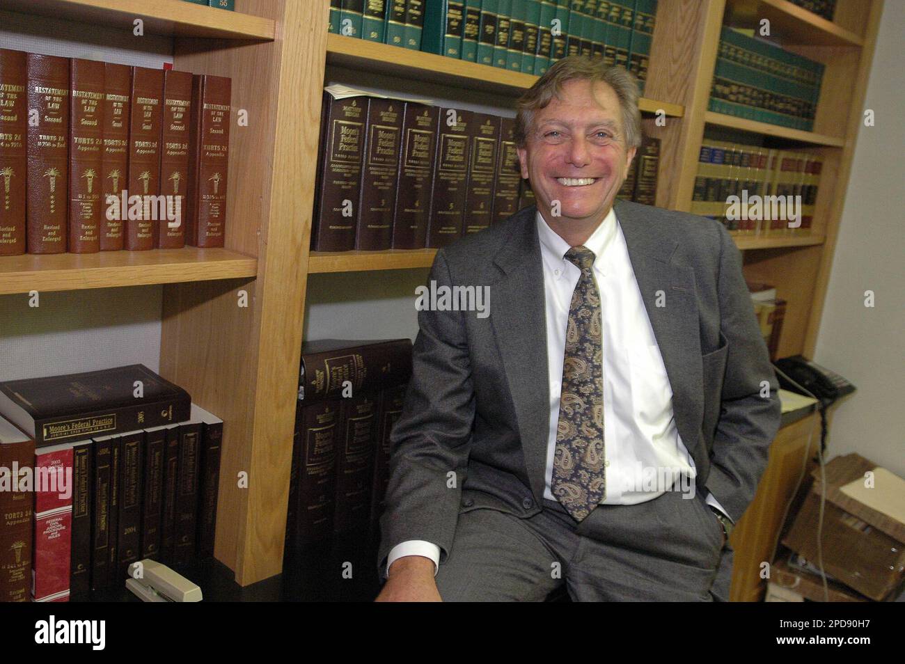 Wilmington Attorney Robert Jacobs poses in Wilmington, Del., Monday ...