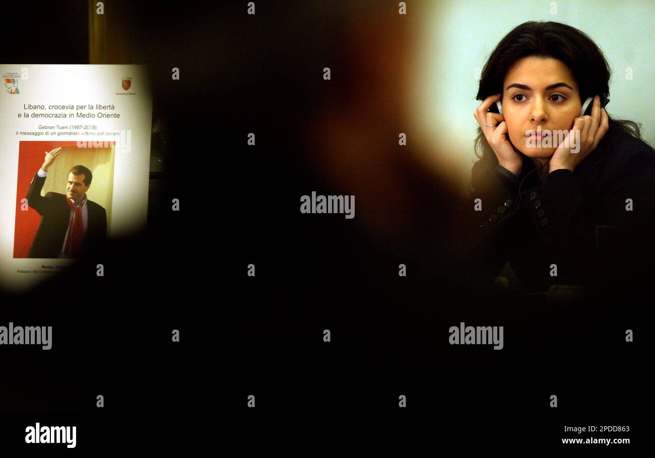 Nayla Tueni, daughter of slain anti-Syrian journalist and legislator ...