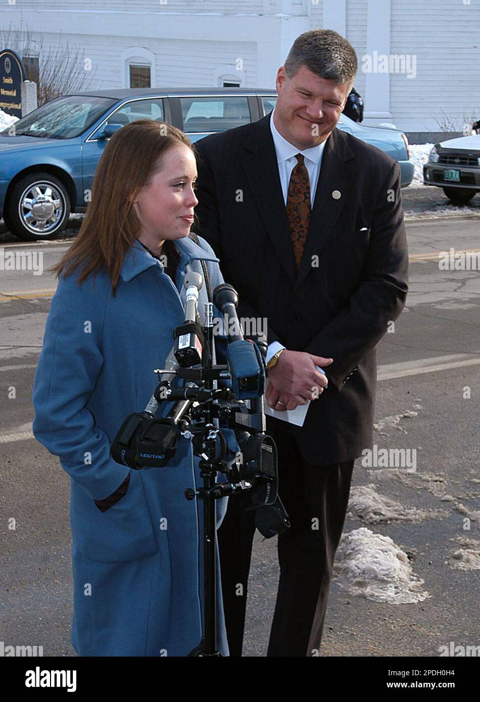 Amy Senecal, cousin of Philip and Sarah Gehring, and funeral director ...