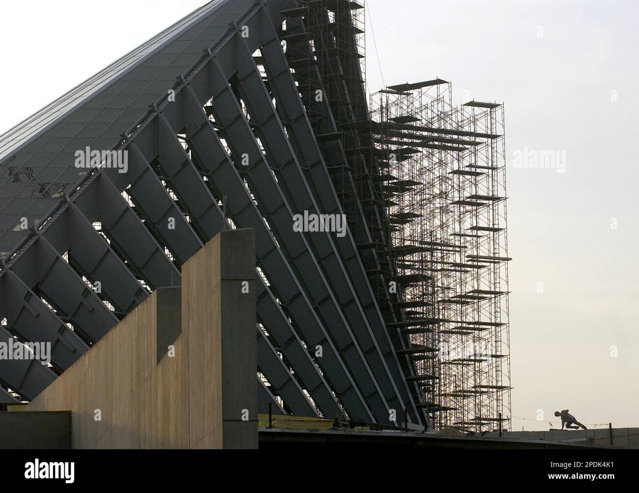 Construction continues on The National Museum of the Marine Corps, in ...
