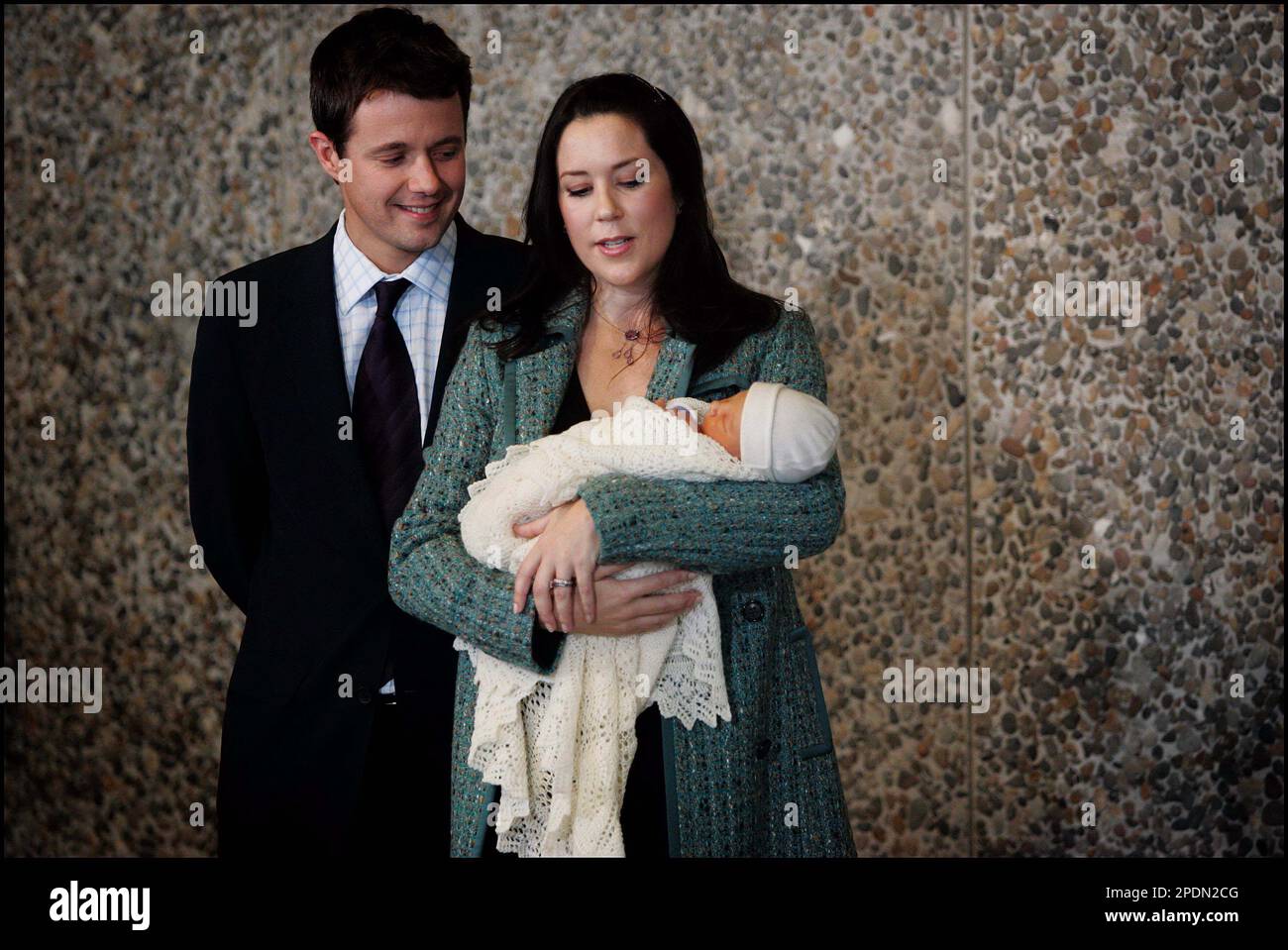 Denmark's newborn prince makes his first public appearance carried by ...