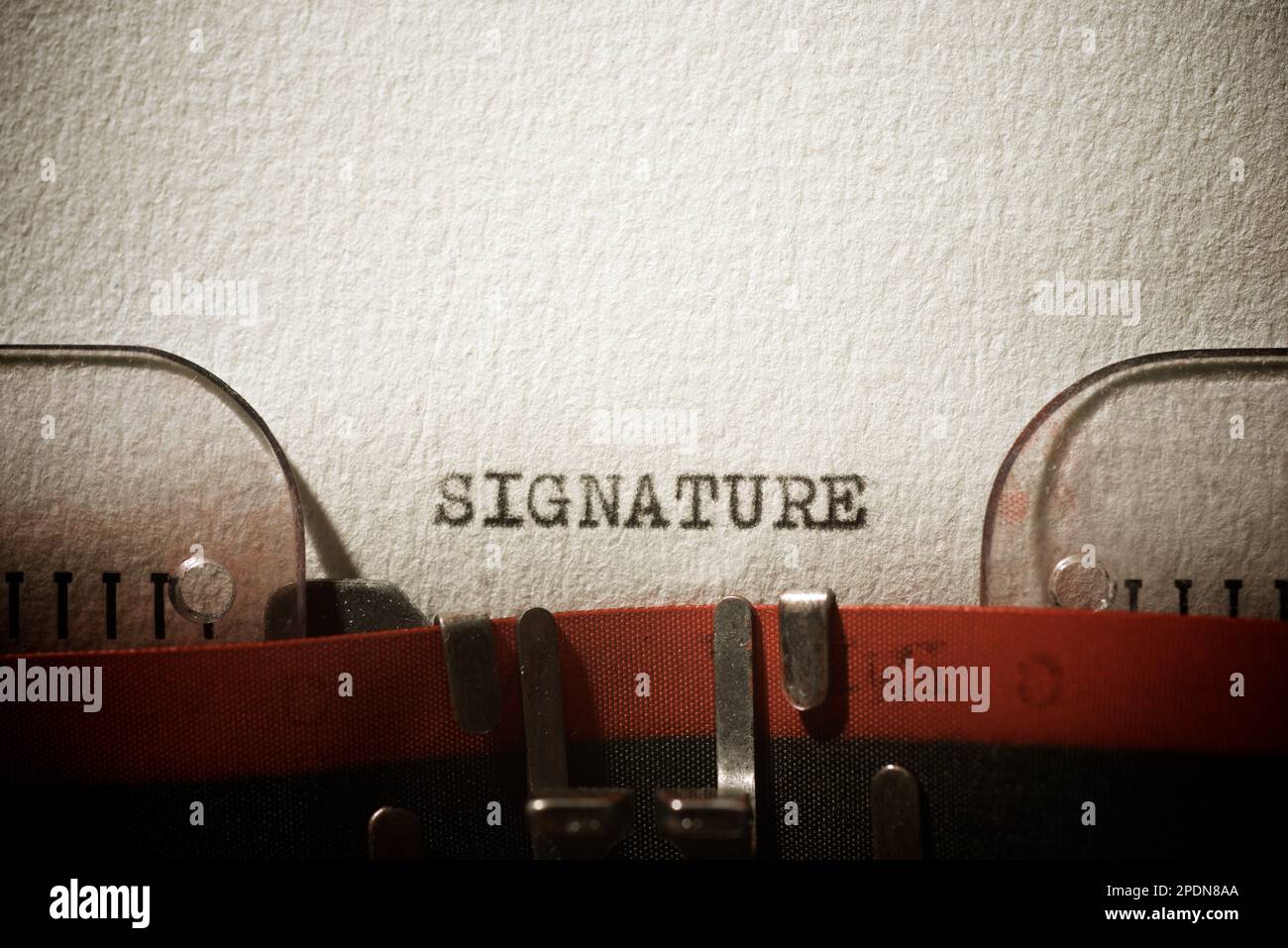 Mot de signature Banque de photographies et d’images à haute résolution ...