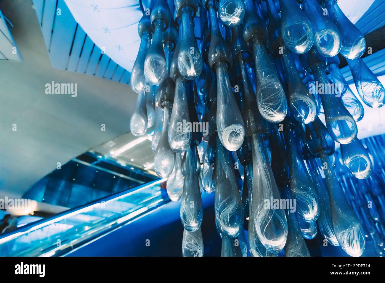 Dubaï, Émirats arabes Unis - 22 mai 2021 : intérieur de la station de ...