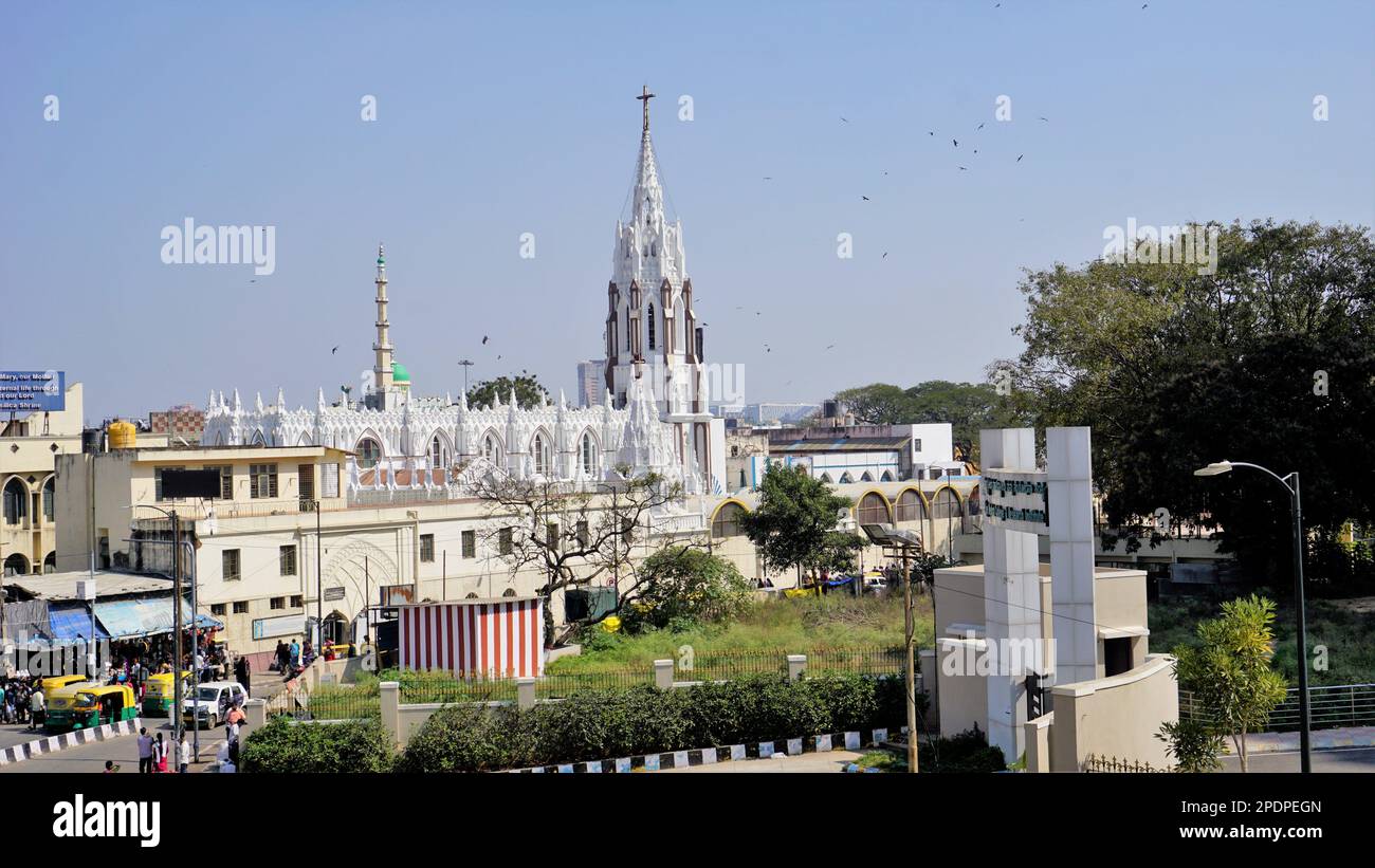 Bangalore,Karnataka,Inde-01 janvier 2023:ville de Bangalore depuis le ...