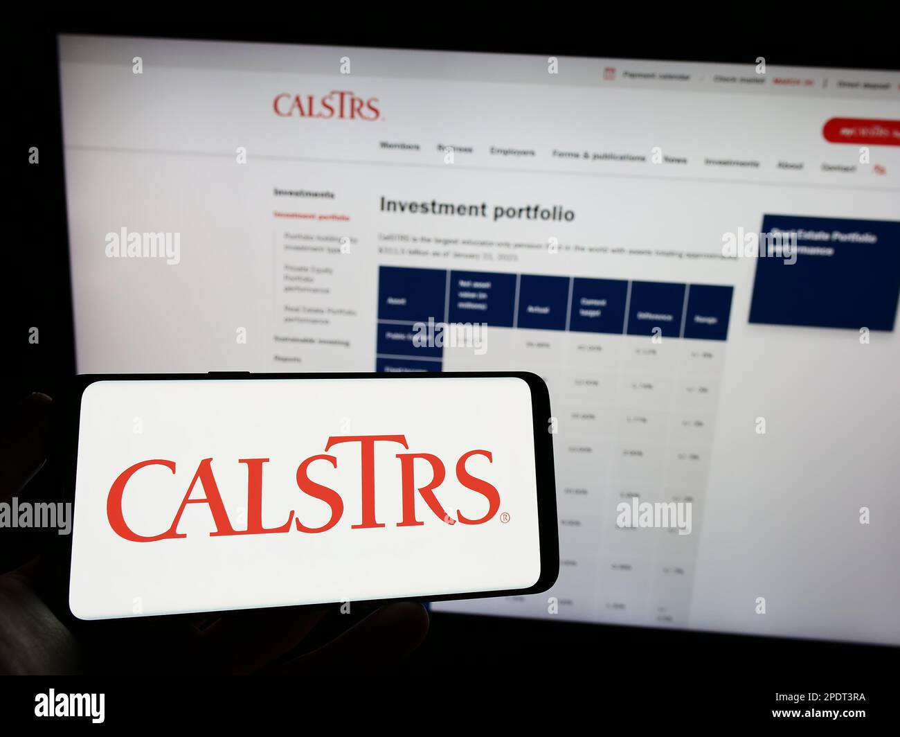 Logo calstrs Banque de photographies et d’images à haute résolution - Alamy