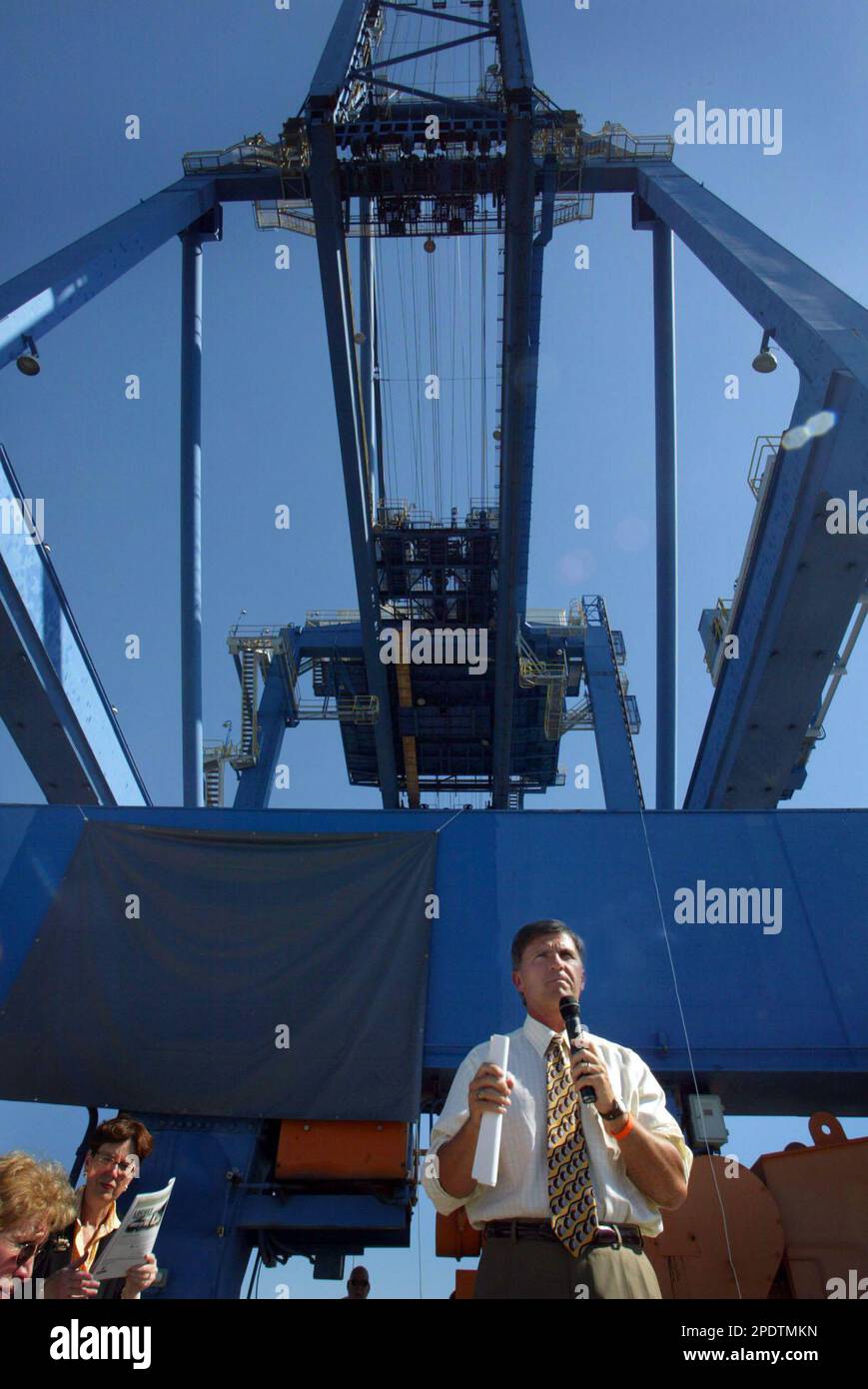 Maryland Governor Robert L. Ehrlich speaks before the dedication of a ...