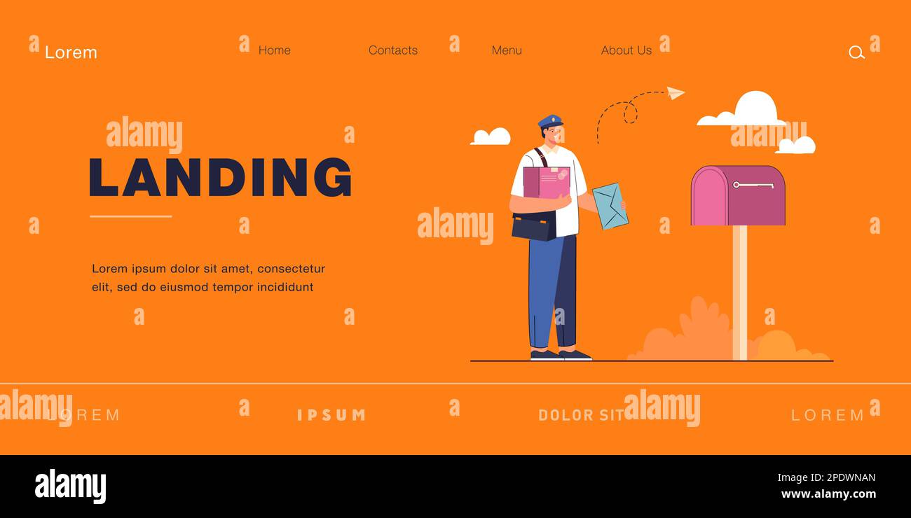 Lettres et colis Banque d'images vectorielles - Alamy