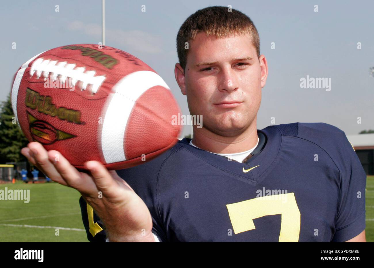 ** ADVANCE FOR WEEKEND EDITIONS, AUG. 20-21 ** Michigan quarterback ...