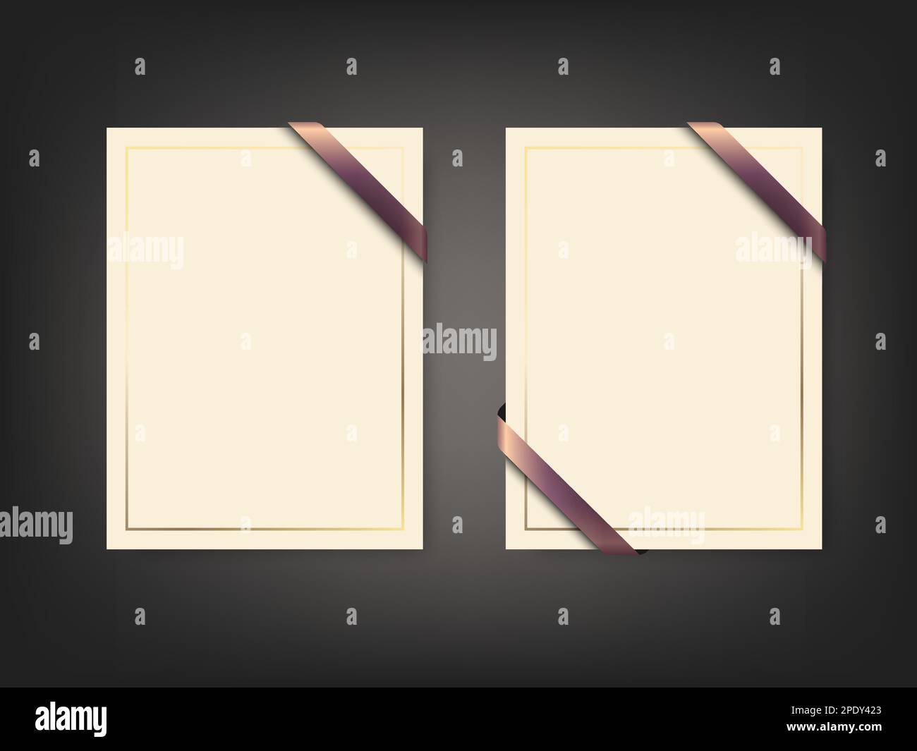 Carte vierge Vector vertical A4, A5. Livret, carte postale, modèle de ...