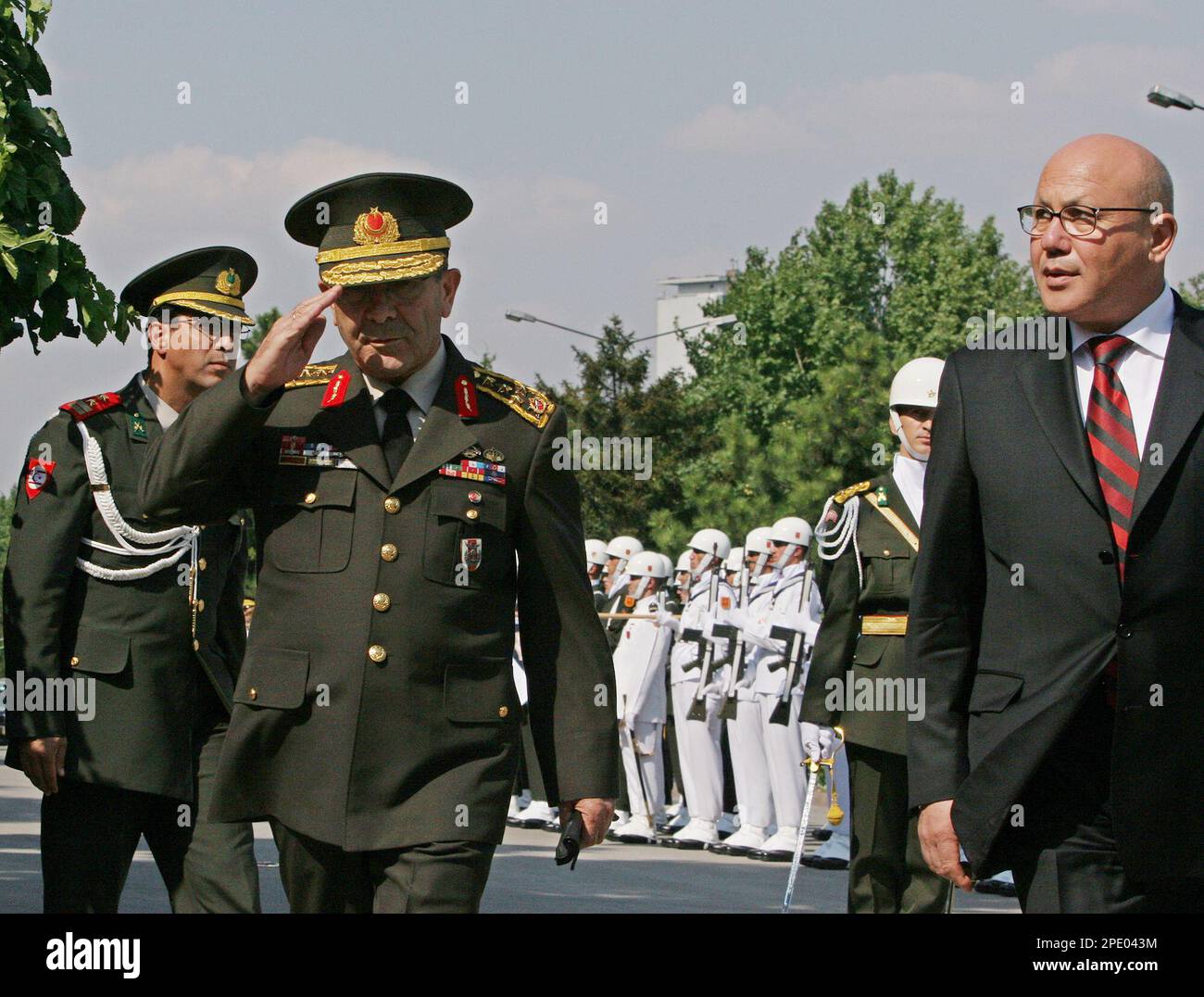 Turkish Cypriot leader, Mehmet Ali Talat, who serves as President in ...