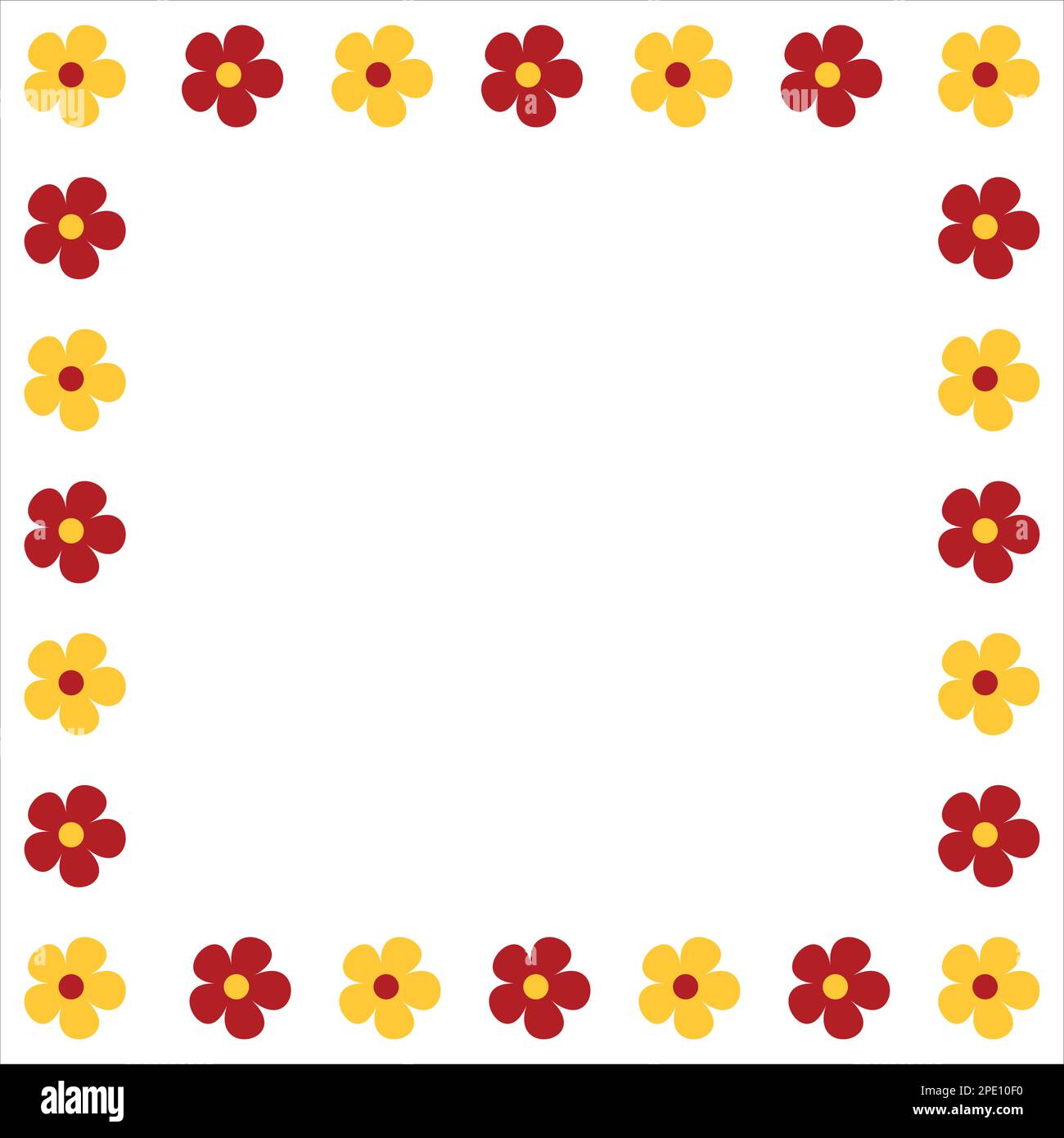 Bordure de jardin Banque d'images vectorielles - Alamy