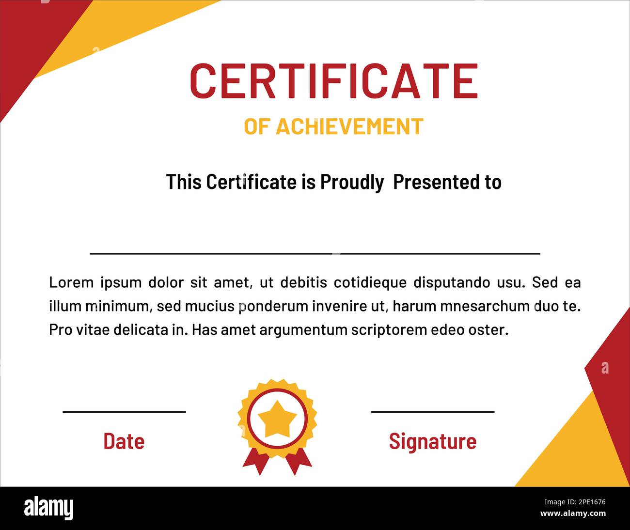 Elegant appreciation certificate template design Banque de ...
