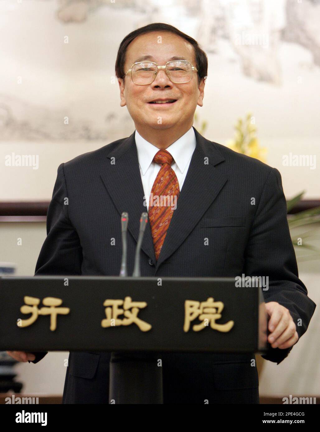Taiwan's new chairman of the Straits Exchange Foundation, a semi ...