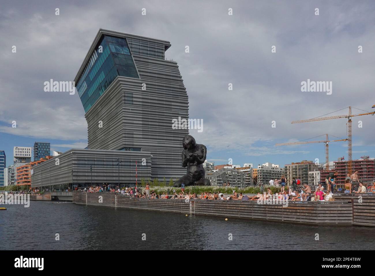 Norvège, Oslo, Munchmuseet - dans le quartier de Bjorvika, au bord de ...