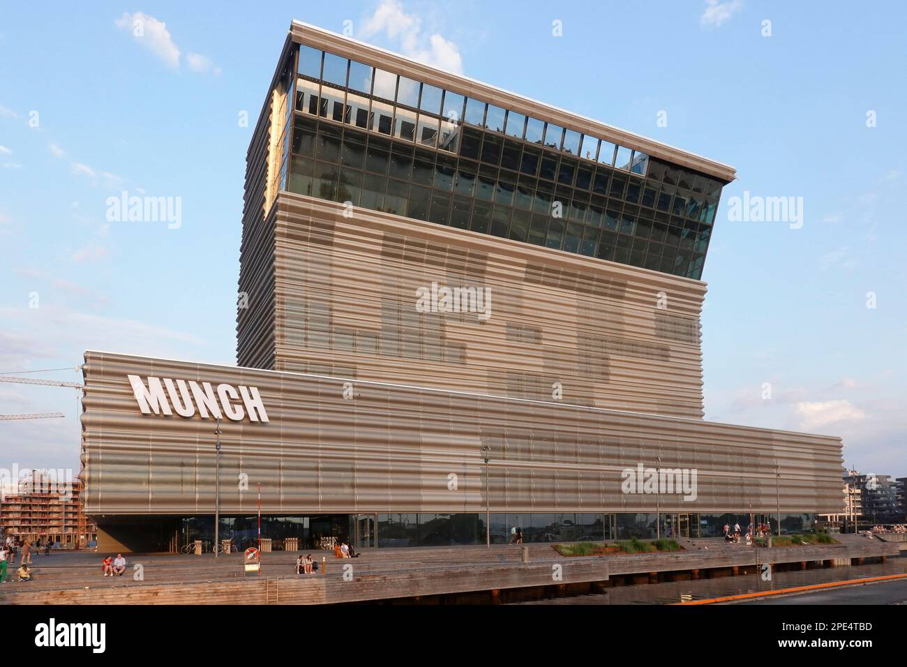 Norvège, Oslo, Munchmuseet - dans le quartier de Bjorvika, au bord de ...