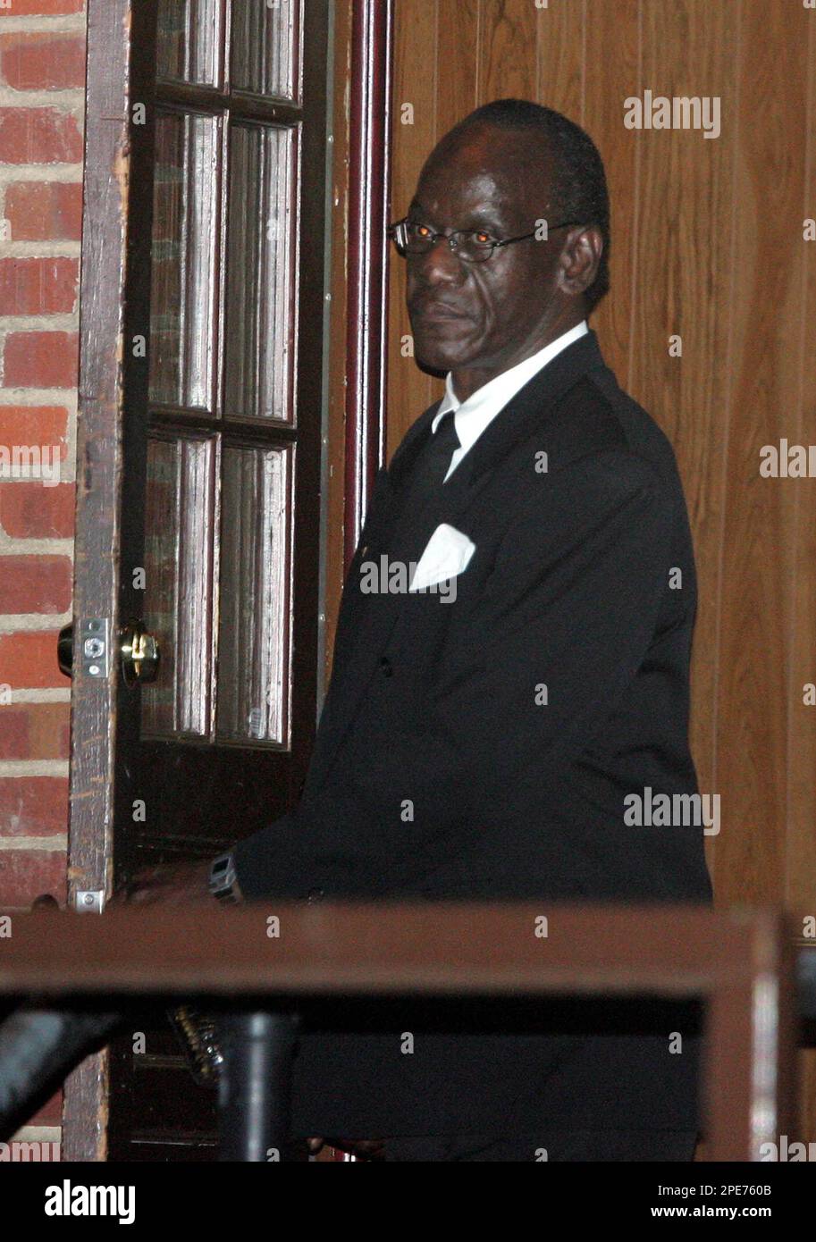 John Akbar, father of Sgt. Hasan Akbar, leaves the Staff Judge Advocate ...