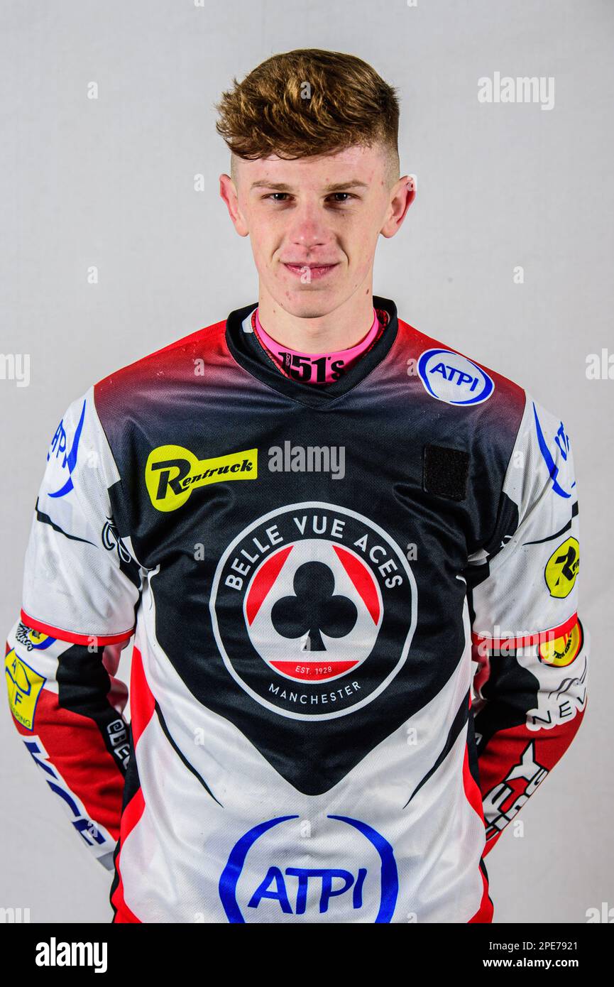 Jake Mulford de Belle vue Aces, leur pilote Rising Star, lors de la ...