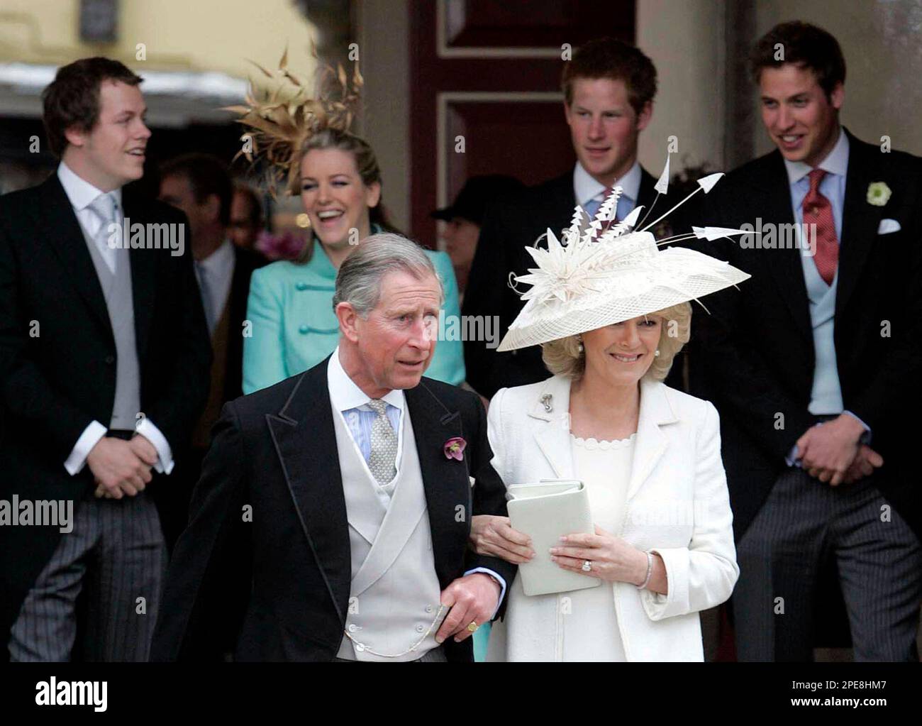 Britain's Prince Charles, and Camilla, Duchess of Cornwall, leave the ...