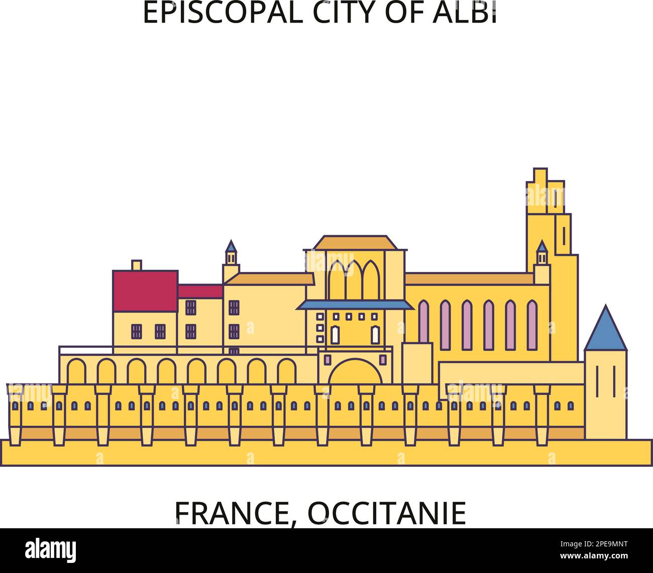 Albi france Banque d'images détourées - Alamy