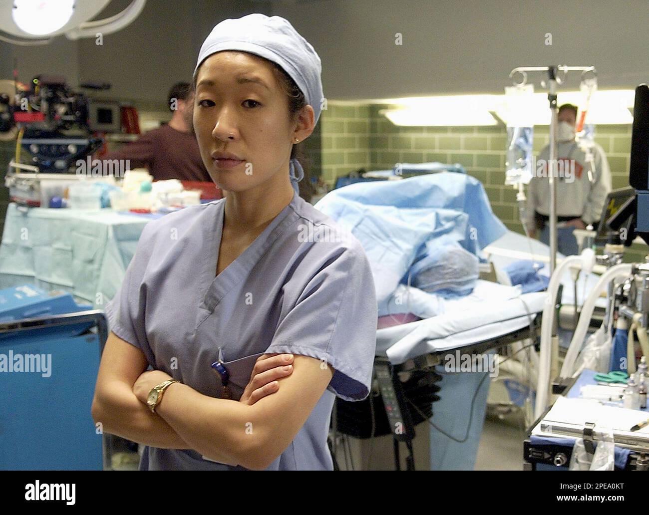 Actress Sandra Oh poses for a portrait on the set of ABC's new medical ...