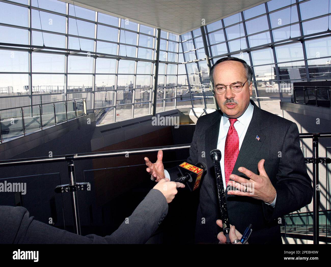 Thomas Kinton, Jr., director of aviation for the Massachusetts Port ...