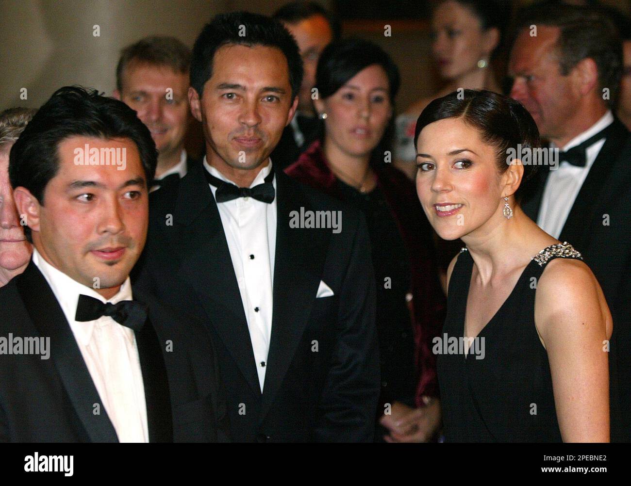 Crown Princess Mary of Denmark right, meet children of Victor Chang ...
