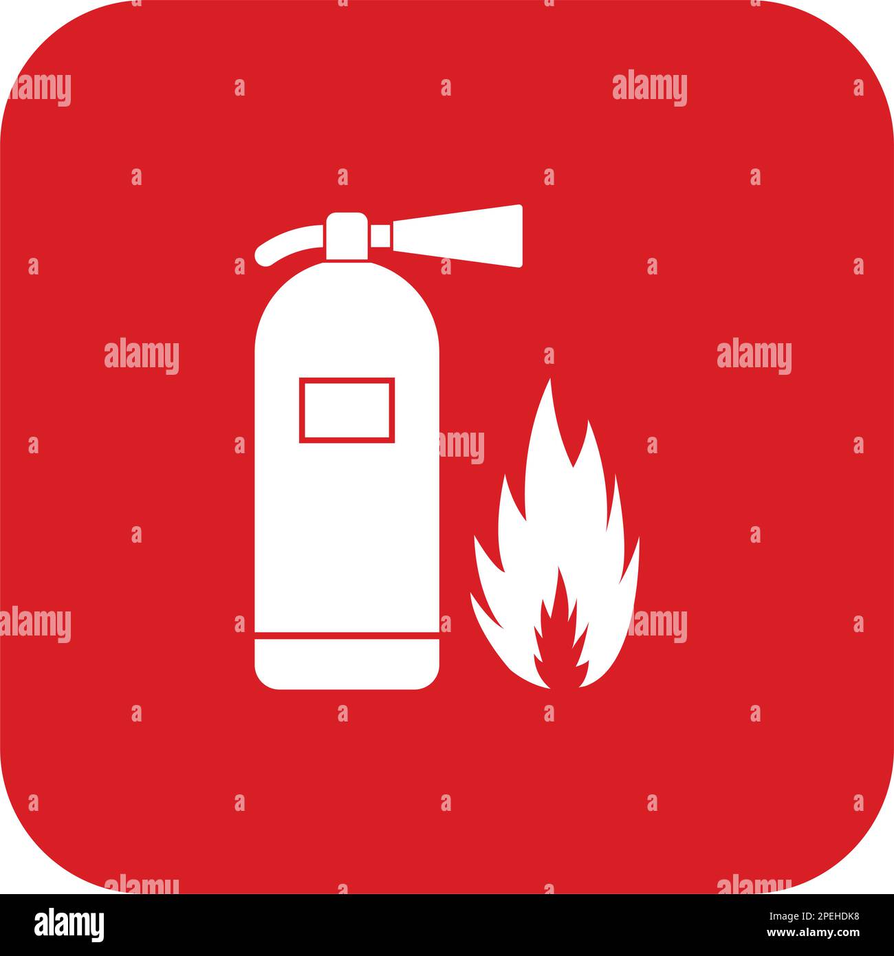 Extincteur logo Banque d'images détourées - Alamy