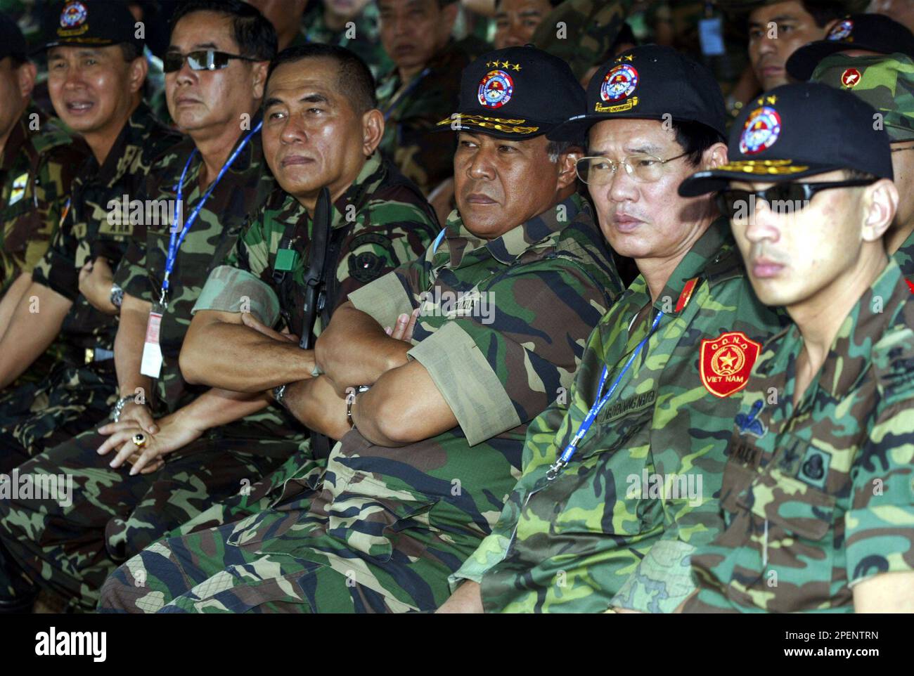 Chief of Army of the Association of South East Asia Nations, from left ...