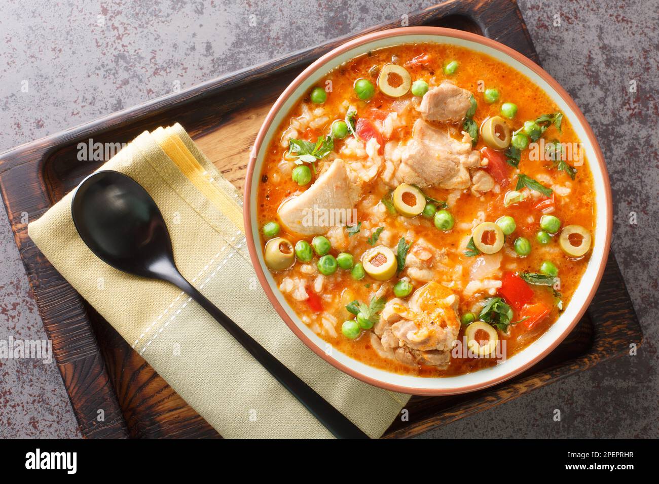 Asopao de Pollo ce plat de poulet et de riz portoricain réconfortant ...