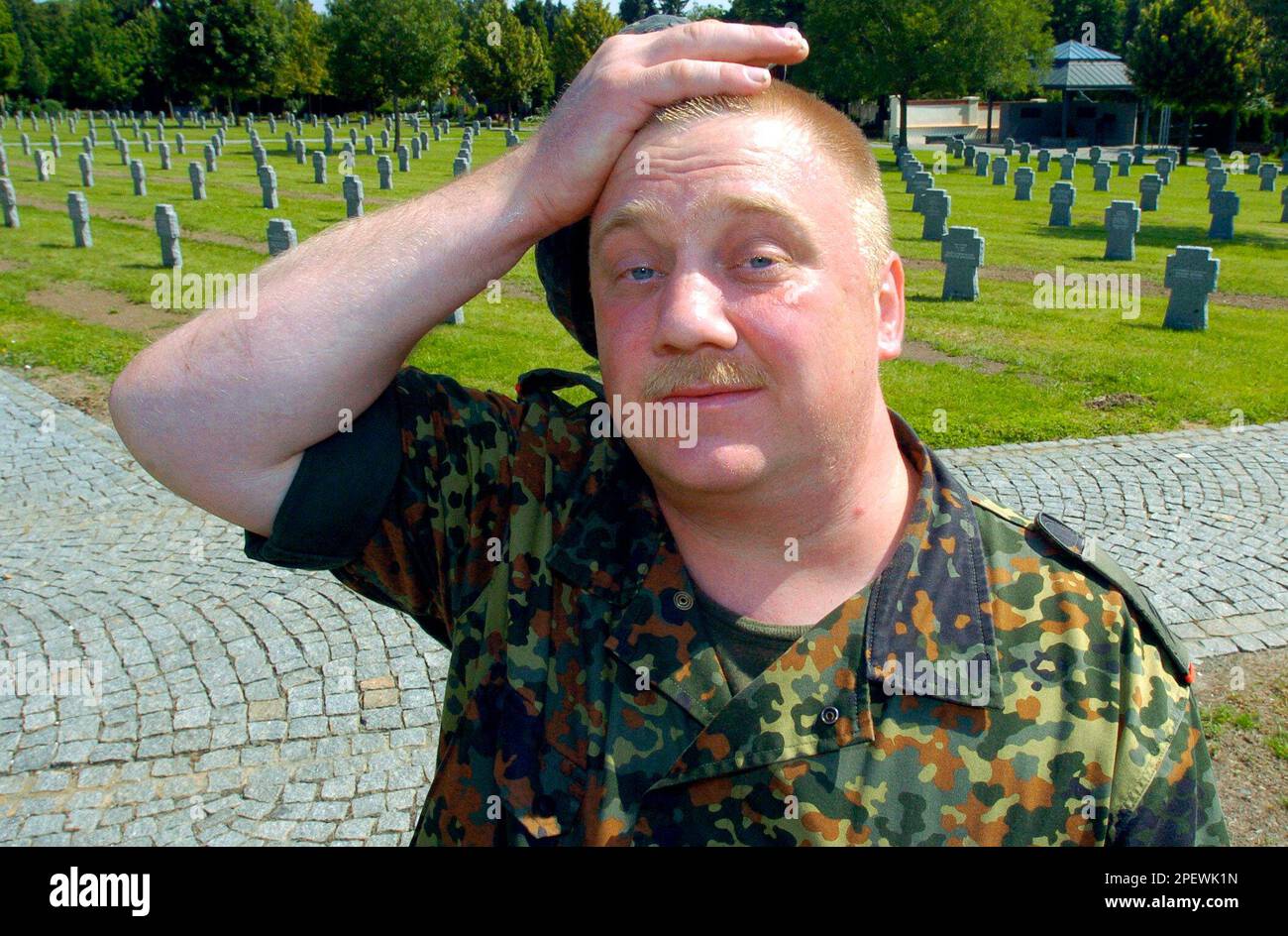 Corporal Thomas Moreth of the German Bundeswehr VBK 67 unit based in ...