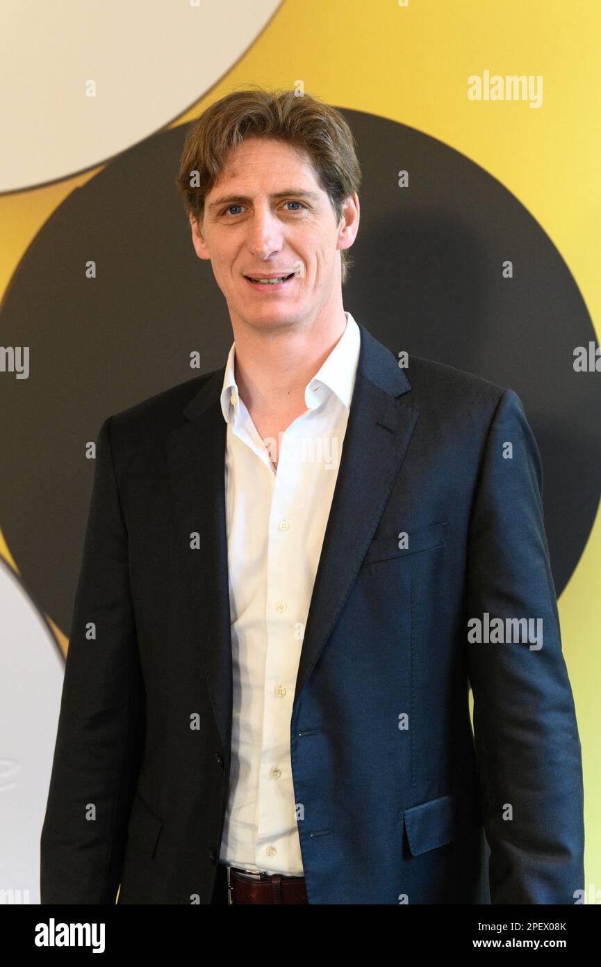 Paris, France. 16th mars 2023. Portrait de Nicolas Jaeger, vice ...