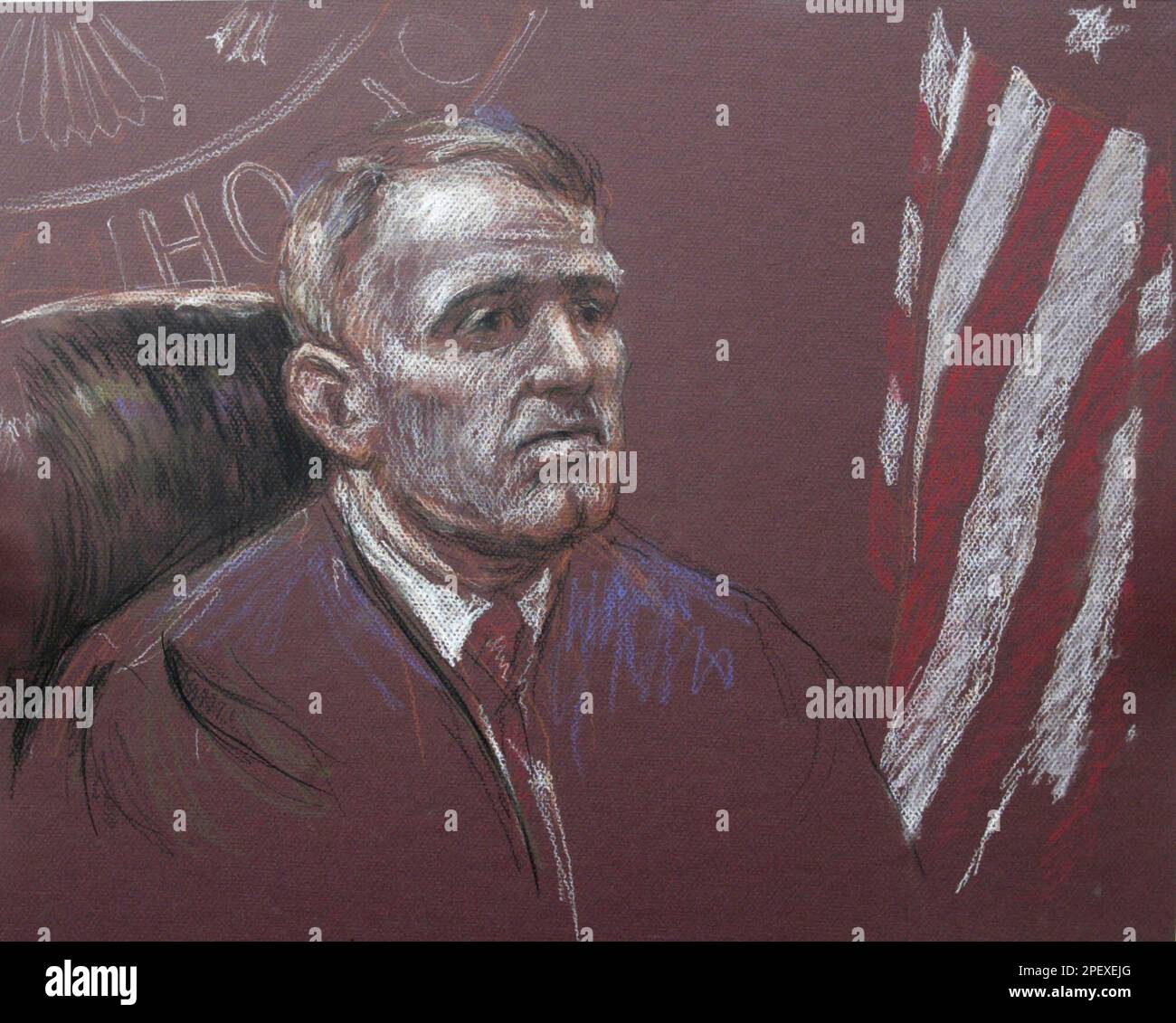 Judge James Gwin oversees the trial of Imam Fawaz Damra in the Federal ...