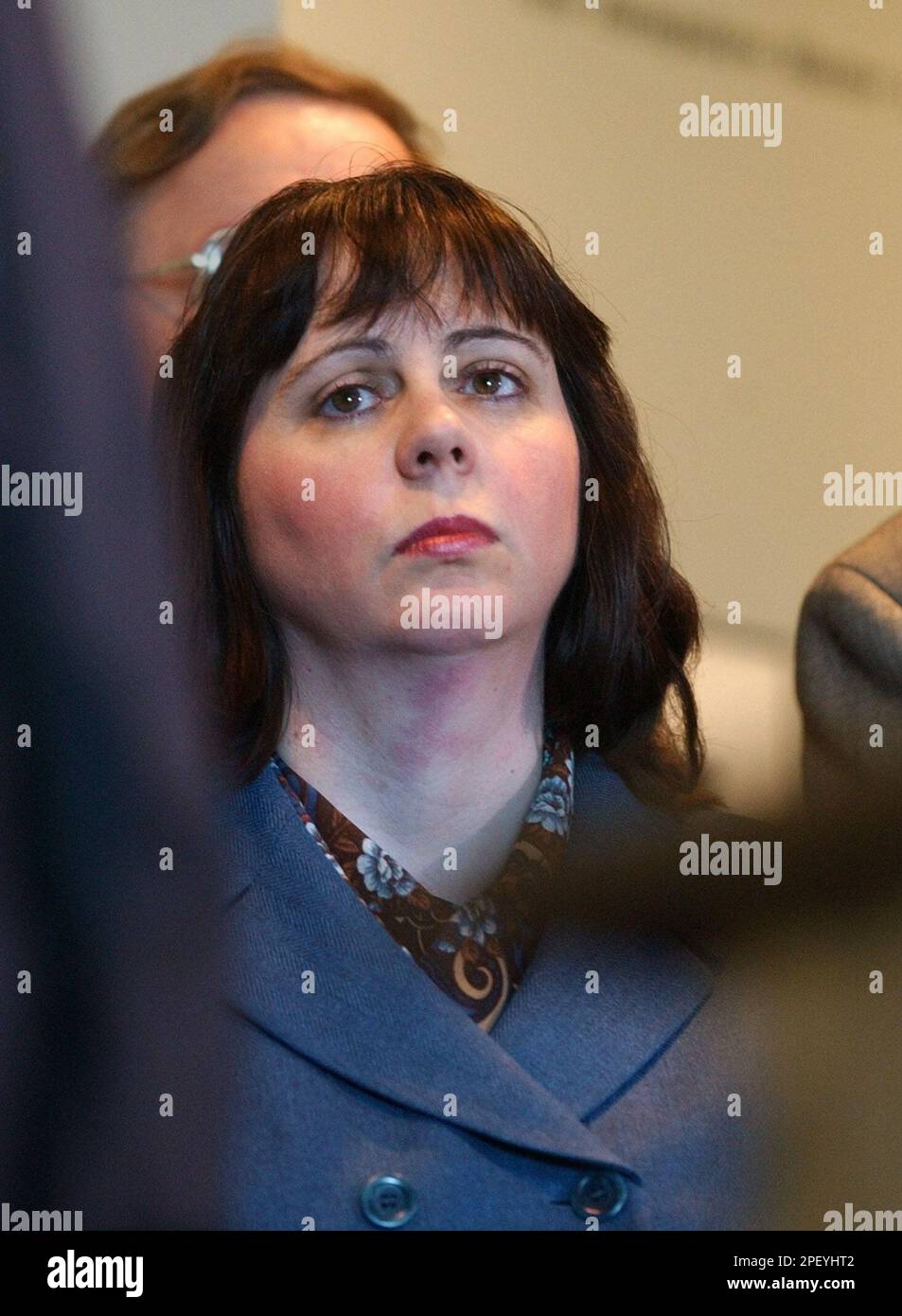 Terri Knight listens as accounts of how her two children were murdered ...