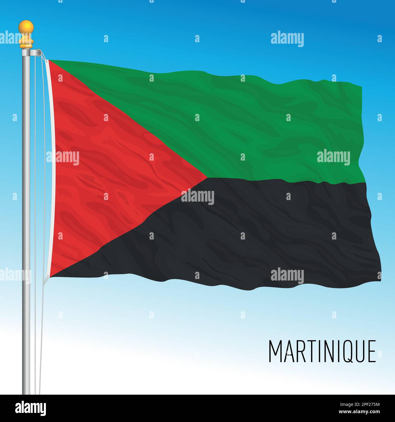 Drapeau martinique Banque de photographies et d’images à haute résolution - Alamy