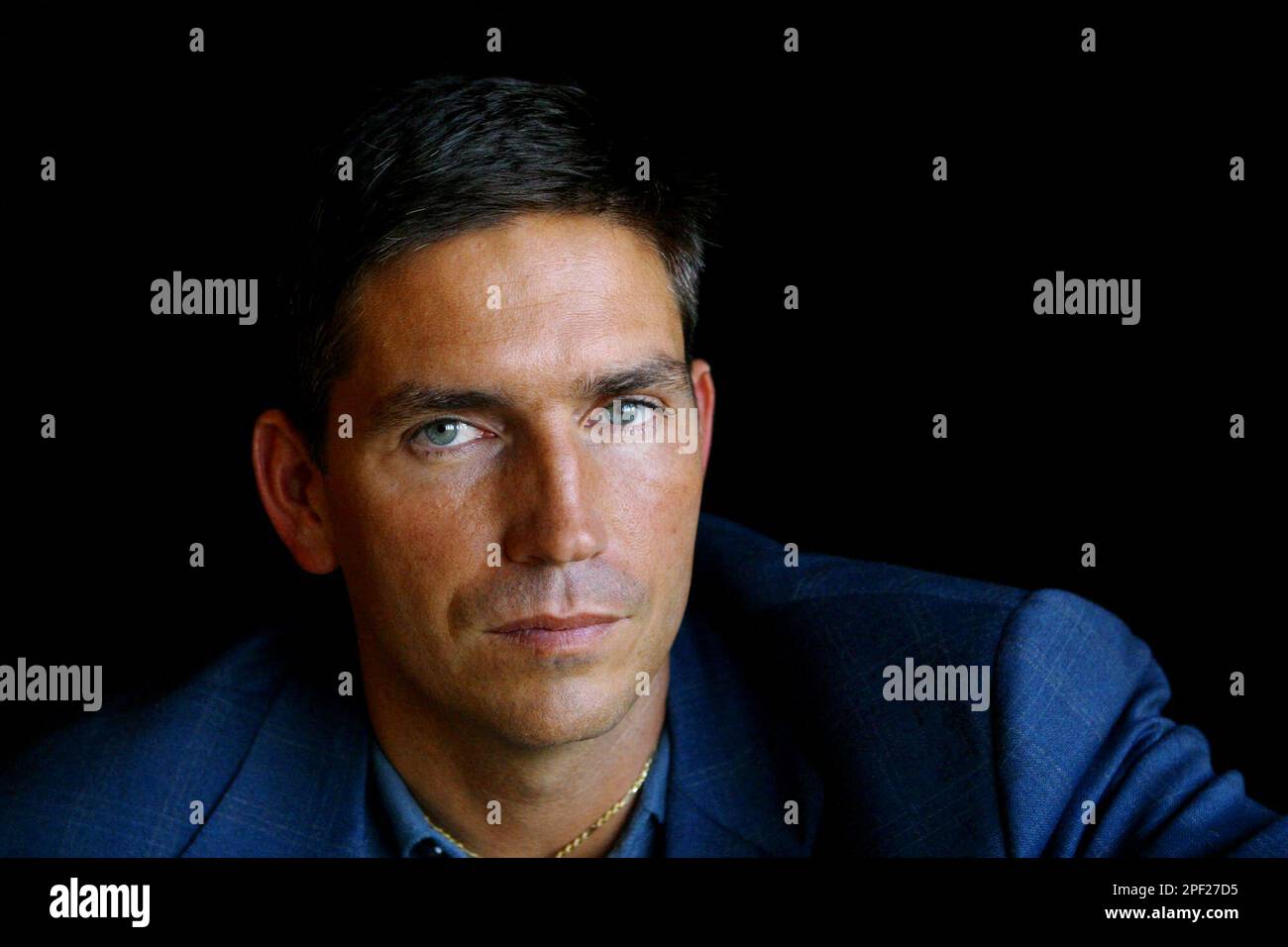 Actor Jim Caviezel, poses for a portrait Feb. 11, 2004, in Los Angeles ...
