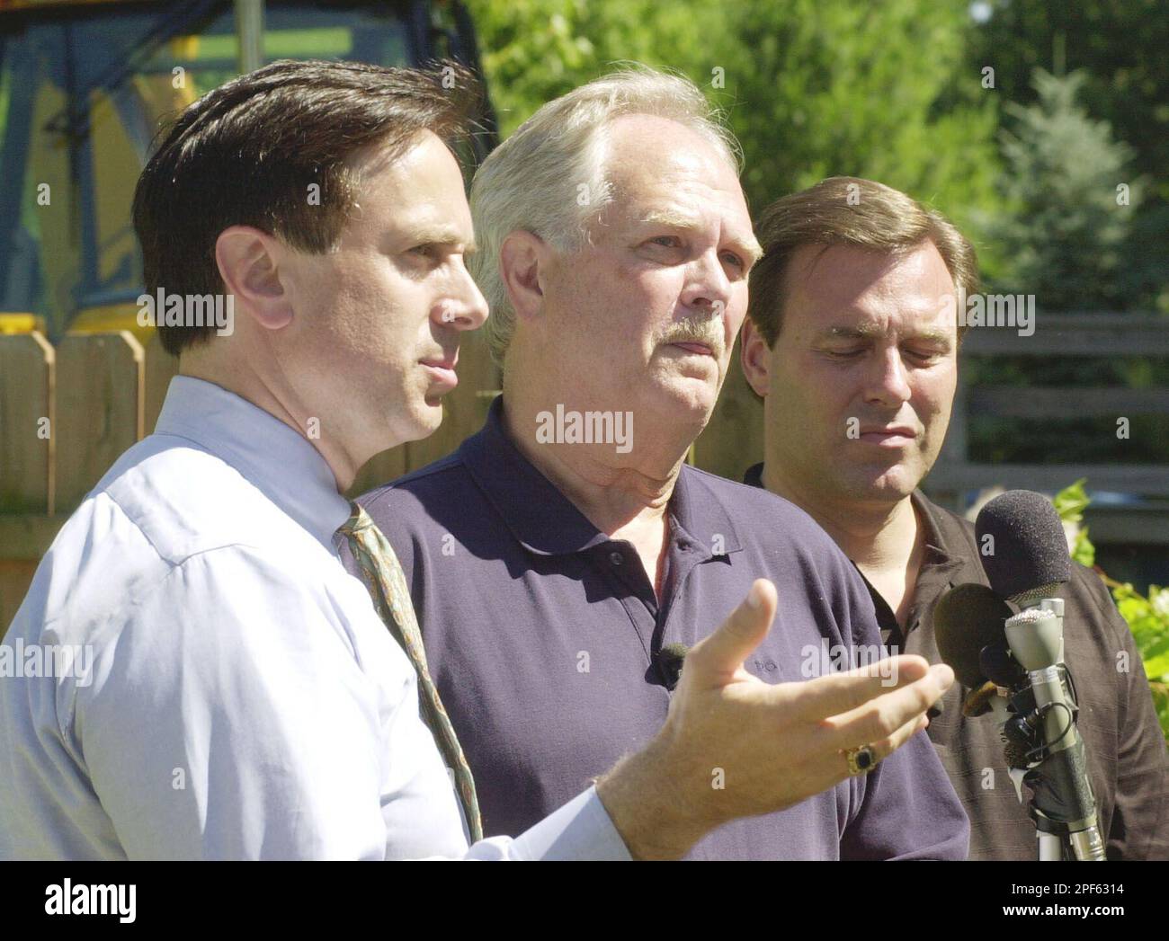 Oakland County Sheriff Michael Bouchard, left, Bloomfield Township ...