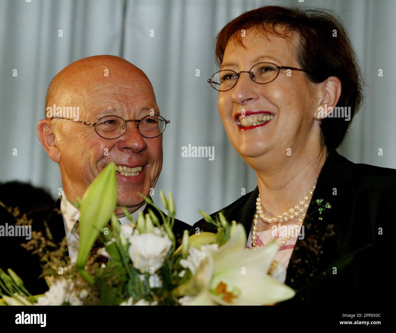 Heide Simonis und ihr Eheman Udo Simonis am Freitag, 4.Juli 2003 ...