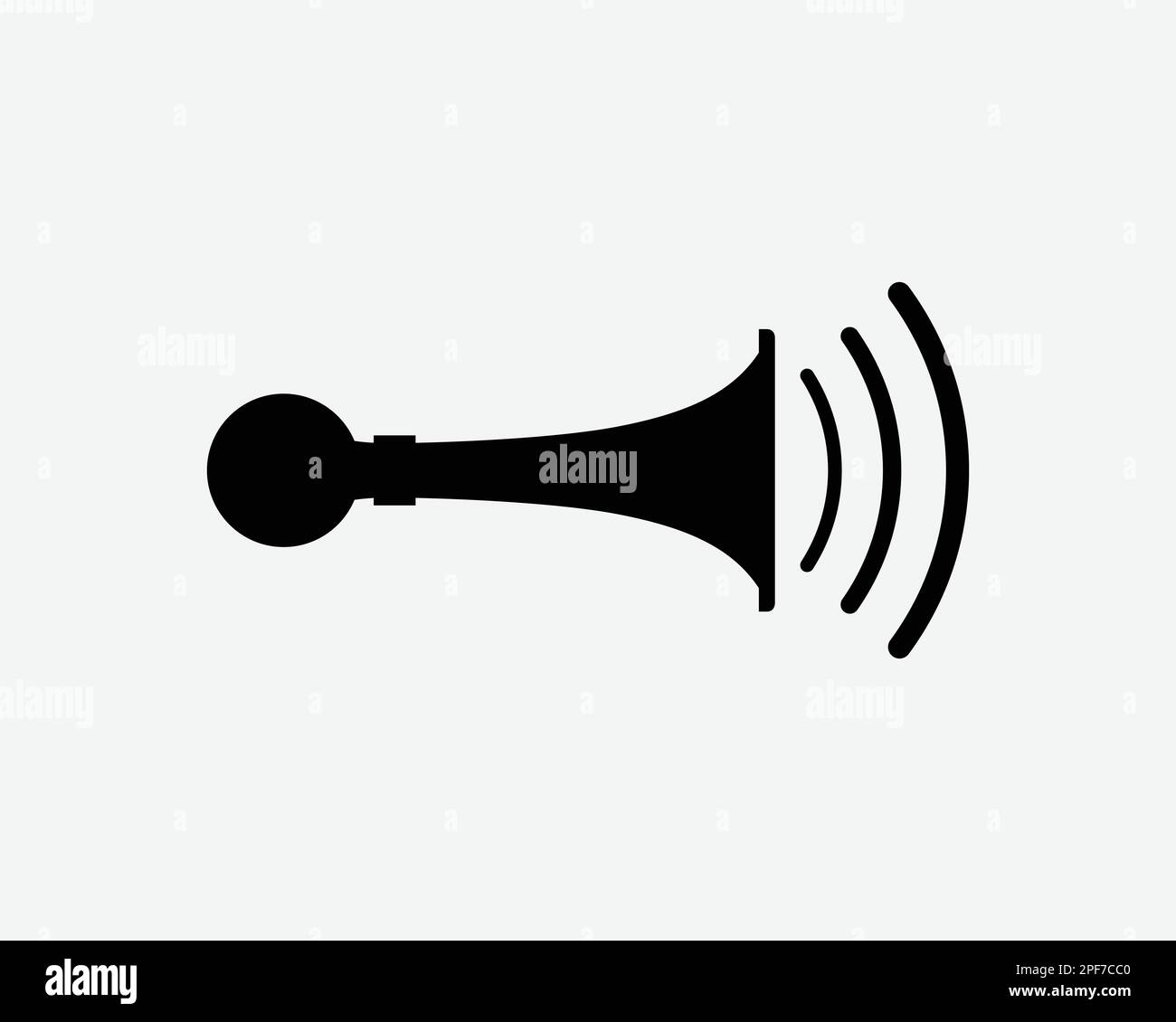 Avertisseur sonore signe Squeeze Horn Klaxon alerte attention annonce ...