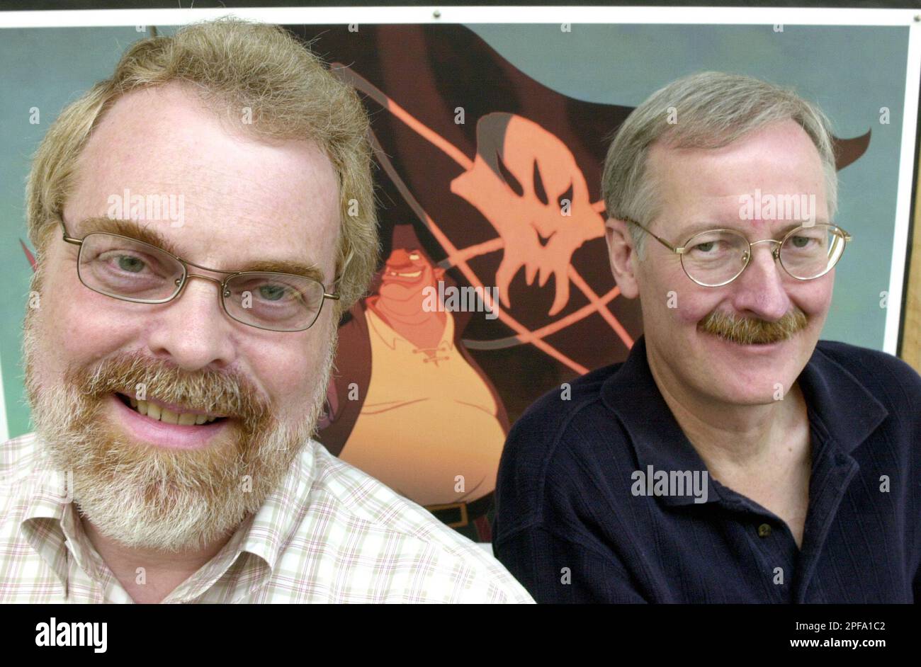 Co-directors Ron Clements, left, and John Musker for Disney's new sci ...