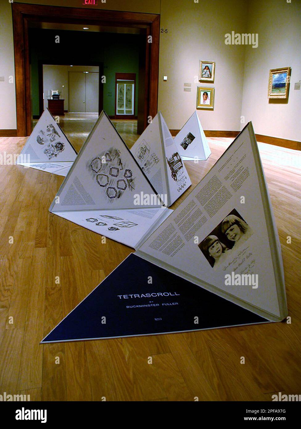 "Tetrascroll," one of the most famous works by visionary inventor and ...