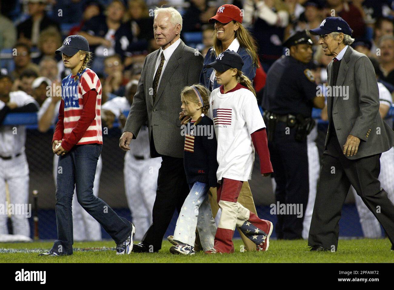 New York Yankee legends Phil Rizzuto, right, and Whitey Ford, second ...