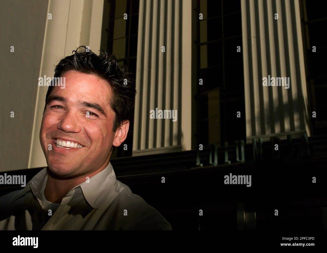 Actor Dean Cain smiles for a photo in front of the Columbia/Tri-Star ...