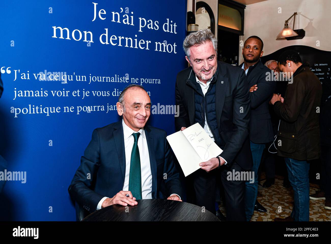 Paris, France sur 16 mars 2023. Stephane Ravier lors d'une session de ...