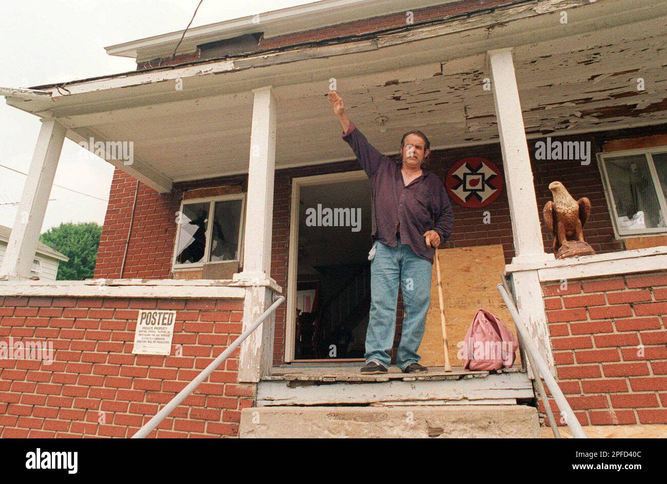 C. Edward Foster, grand wizard of the Invisible Empire of the ...